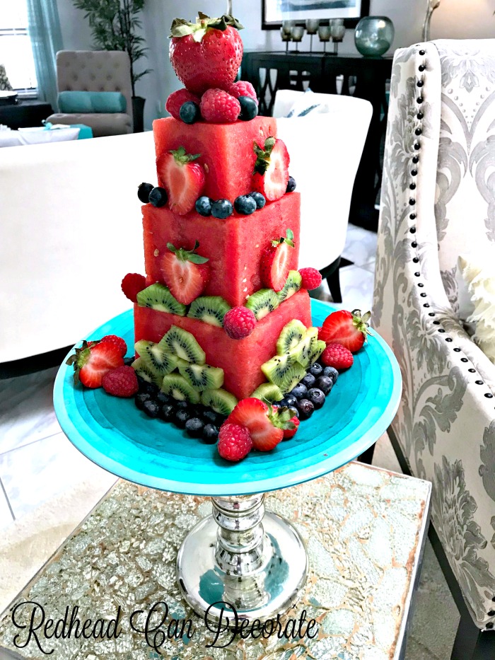 Watermelon Cake Redhead Can Decorate