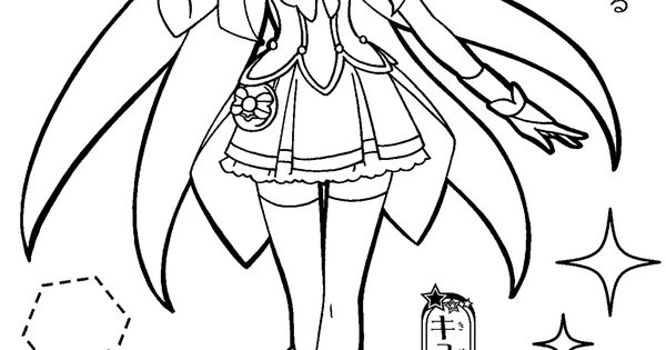 Glitter Force Ausmalbilder Glitter Force Kelsey Coloring Pages