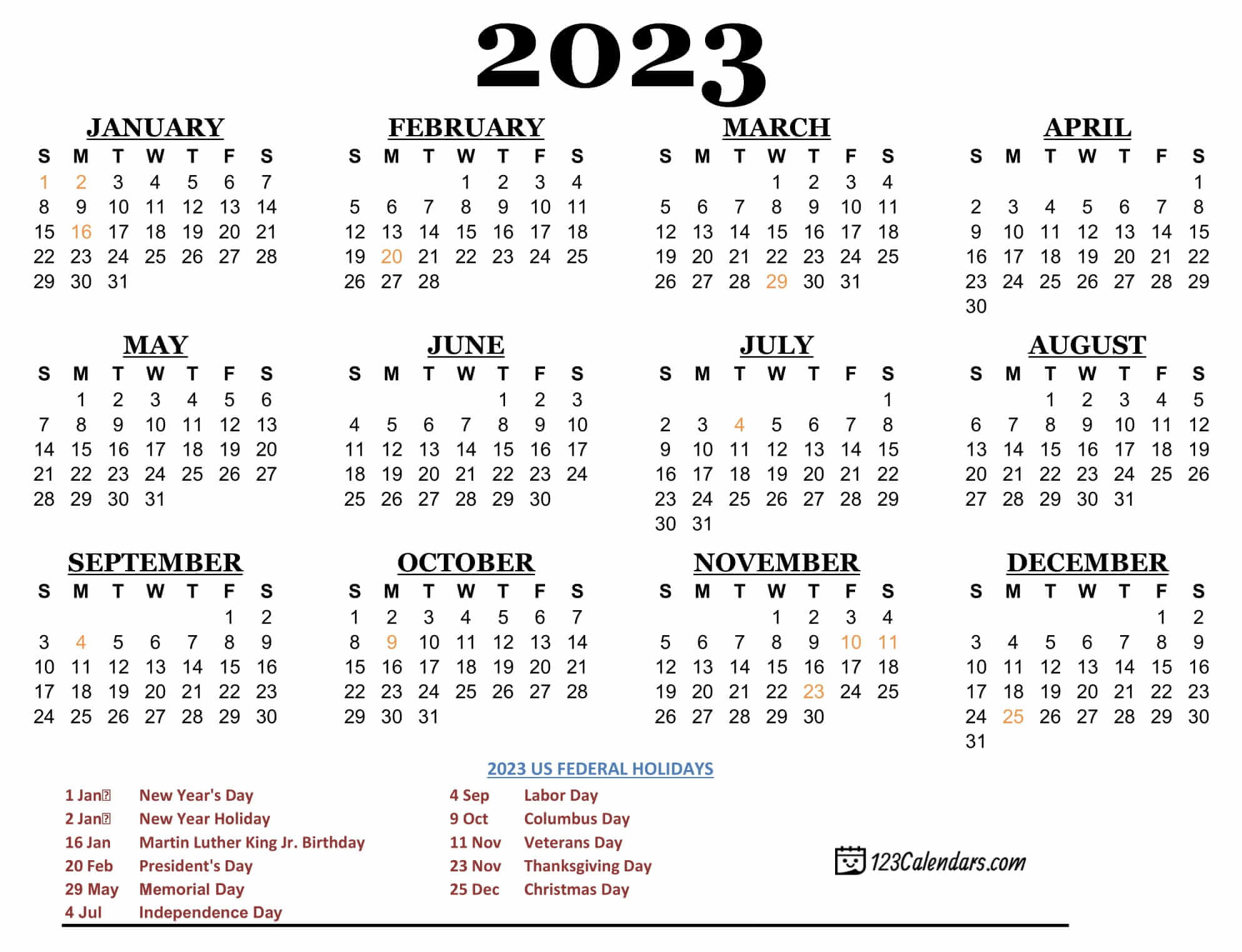 Calendar 2023 Uk Free Printable Pdf Templates Printable 2023 Calendar