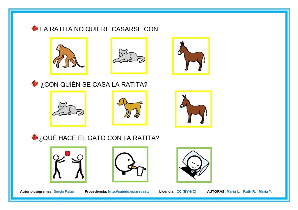 La Ratita Presumida Pictocuento Cuento Con Pictogramas