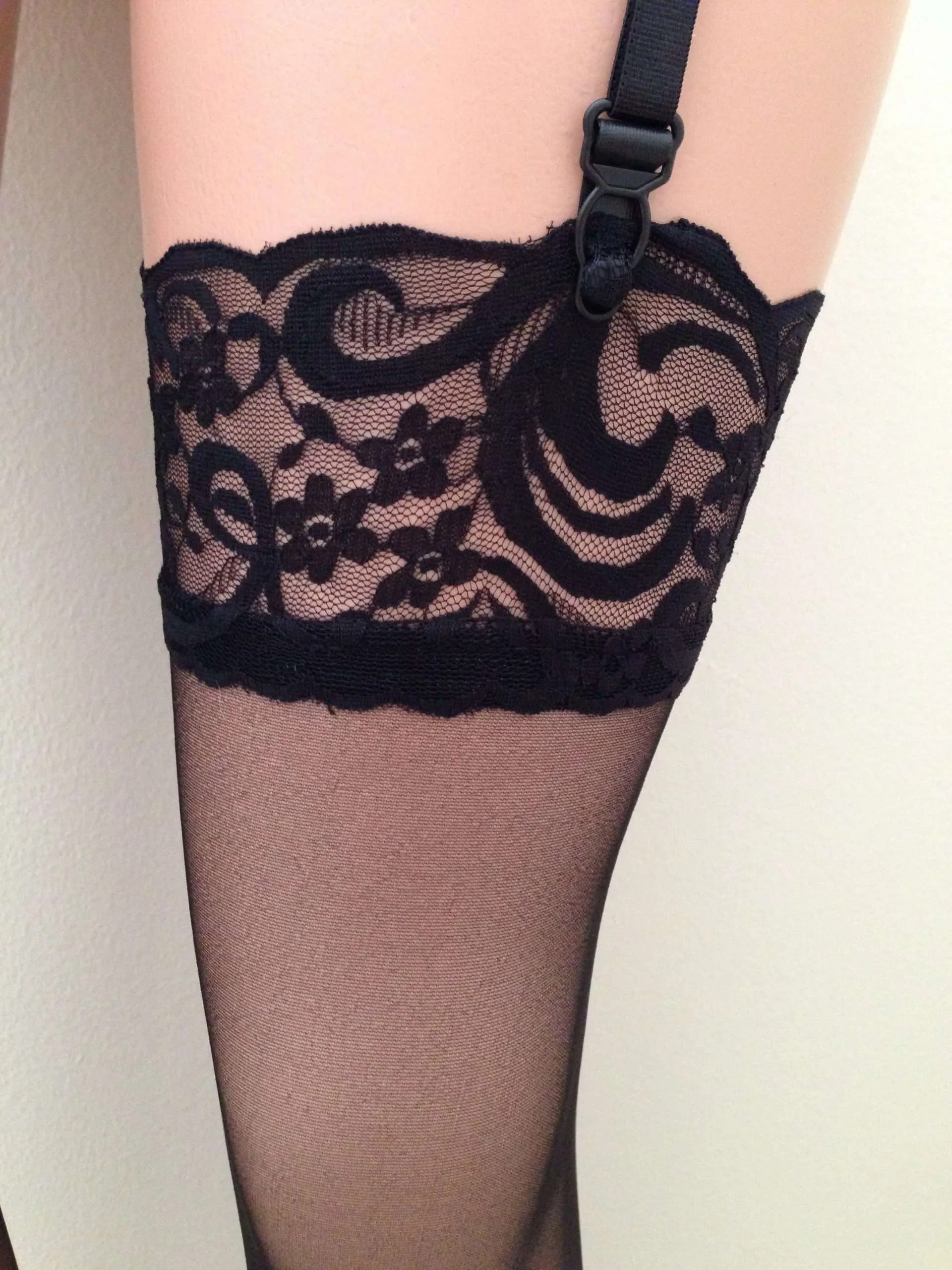 2 Pc Set Of Garter Belt And Matching Stockings My Private Style