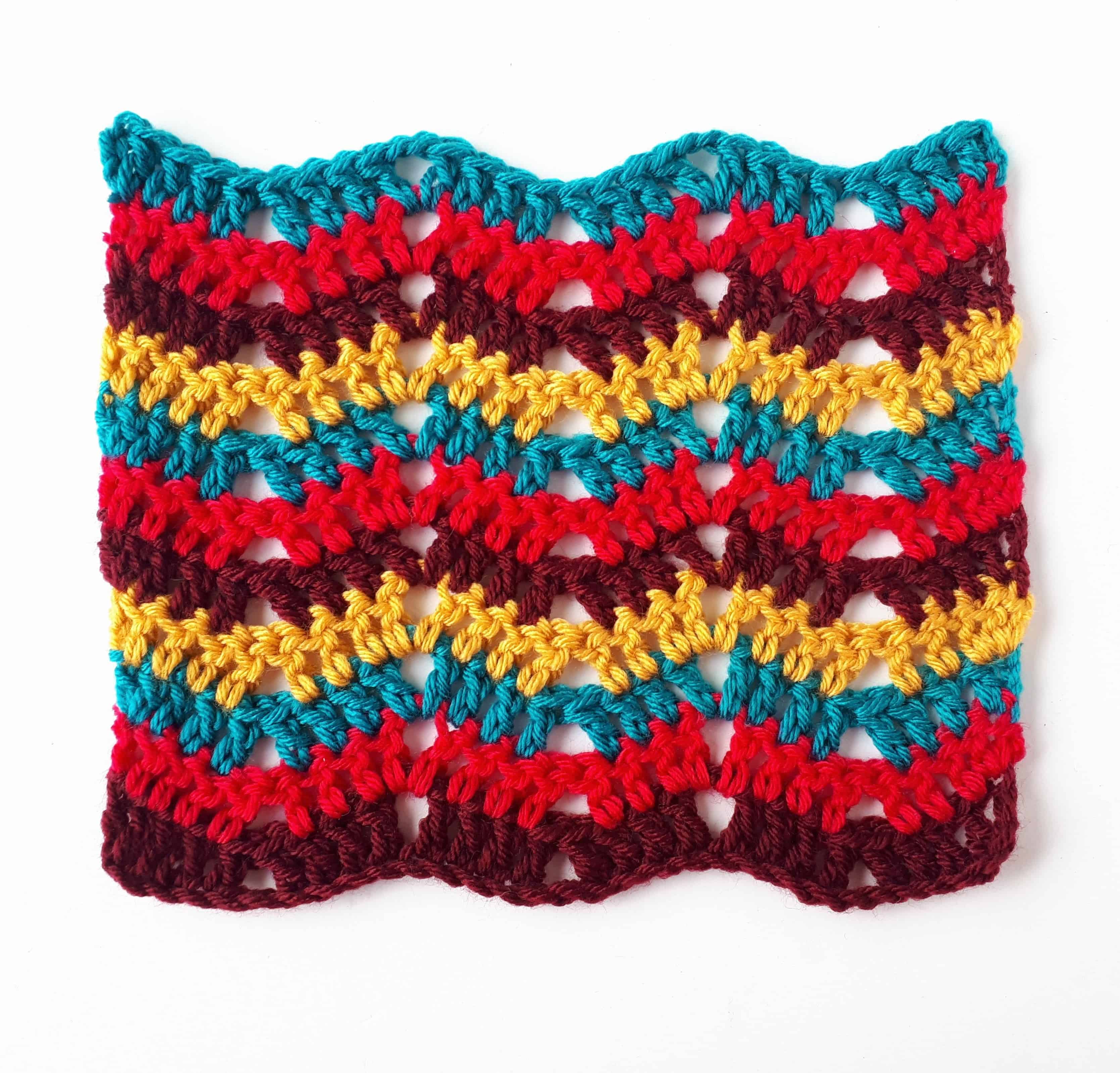 Easy Crochet Ripple Stitch Tutorial Annie Design Crochet