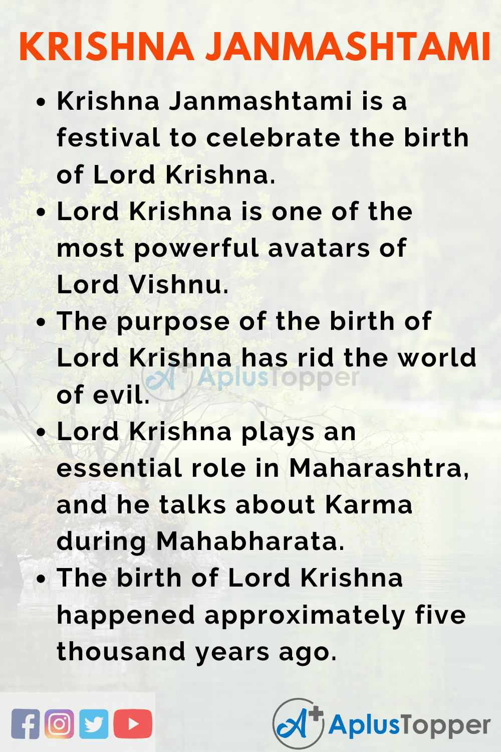 Essay On Krishna Janmashtami Sri Krishna Janmashtami Essay For
