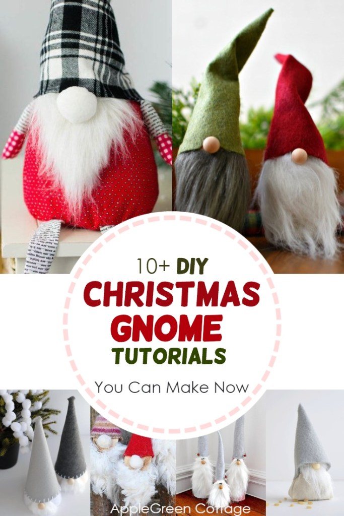 10 Diy Gnomes Christmas Gnome Tutorials Applegreen Cottage