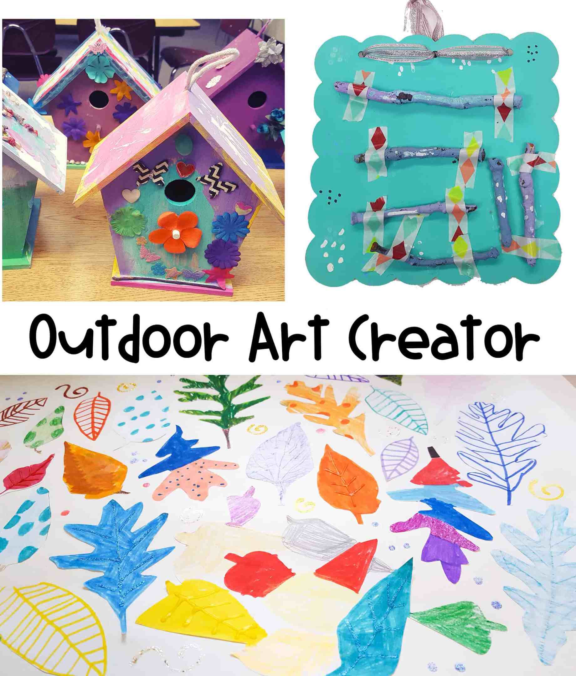 Outdoor Art Creator Badge Brownie Girl Scouts Art Is Basic An