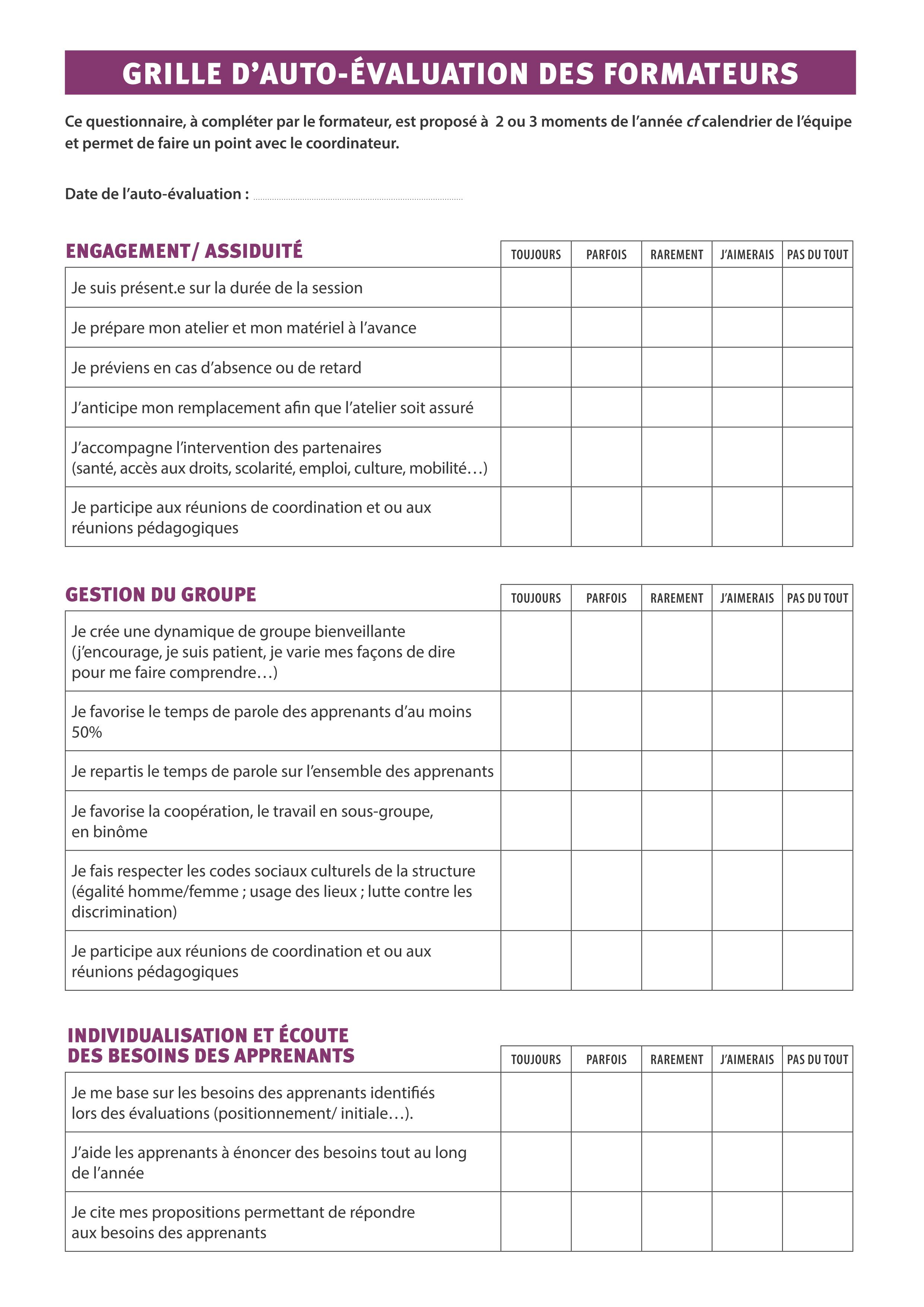 Grille Évaluation Projet D Animation Meteor