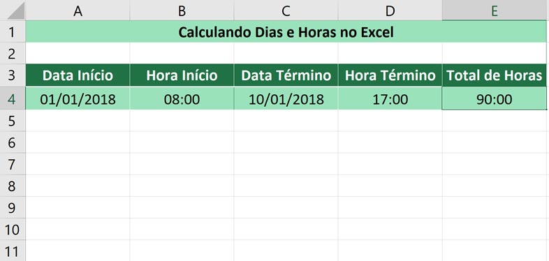 Aprenda Como Calcular O Total De Horas No Excel Cursos De Excel Online