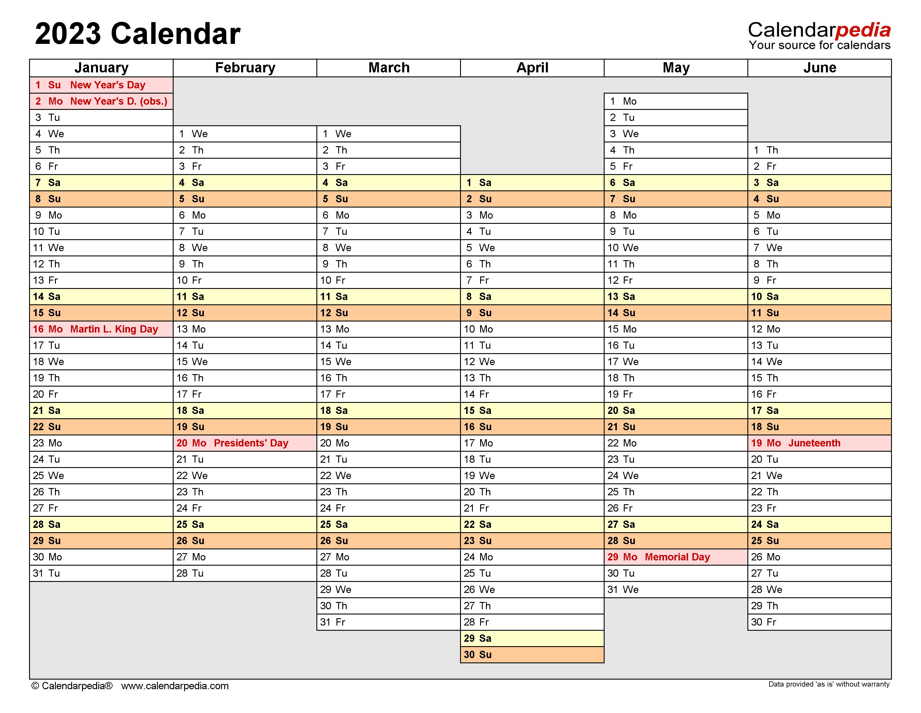 2023 Calendar Templates And Images 2023 Calendar Free Printable