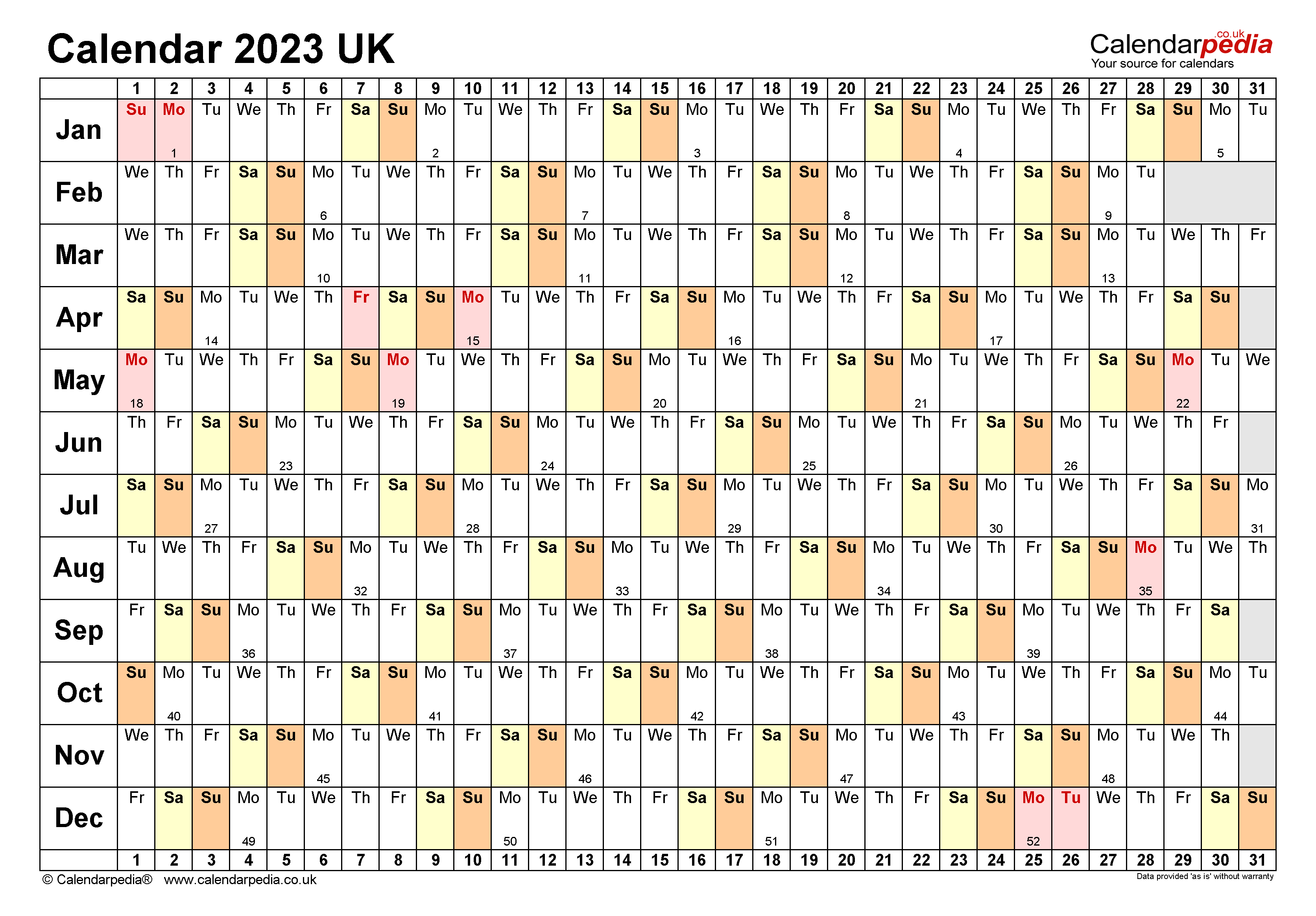 2023 Calendar 2023 United Kingdom Calendar With Holidays Luke Hokover