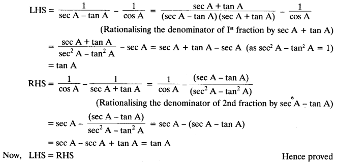 Introduction To Trigonometry Class 10 Important Questions Ncert Maths