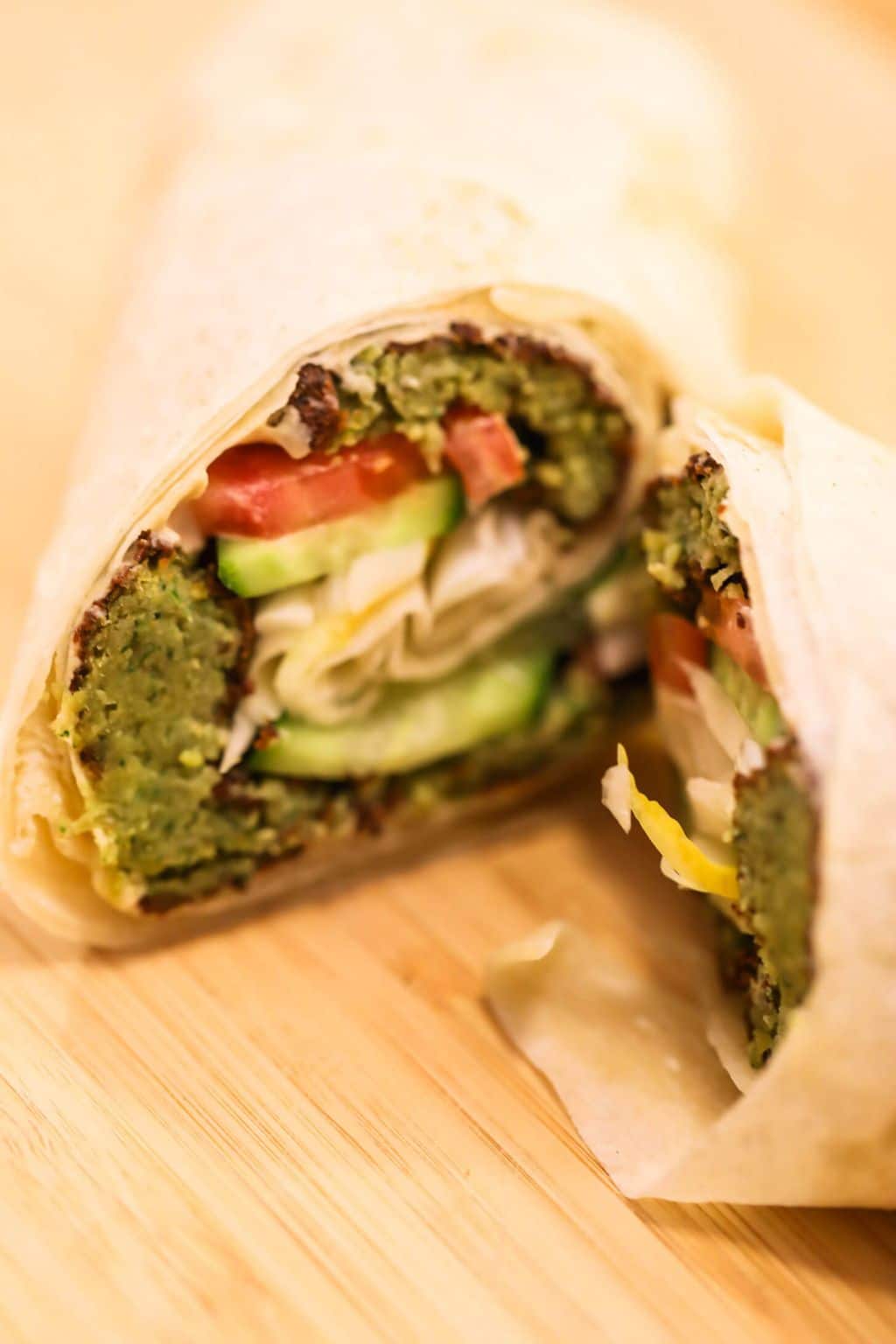 Falafel Wrap Authentic Simple And Tasty Chef Tariq