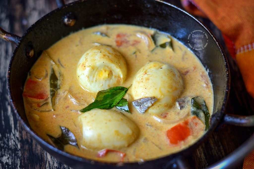 Egg Stew Creamy Egg Curry With Coconut Milk Cooking From Heart