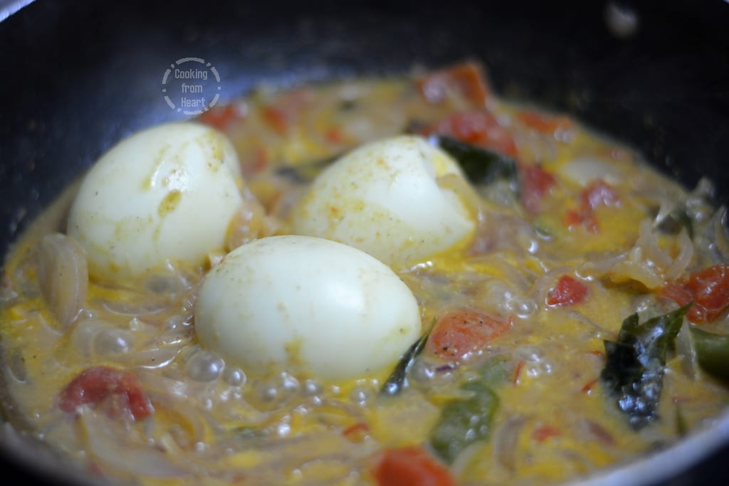 Egg Stew Creamy Egg Curry With Coconut Milk Cooking From Heart