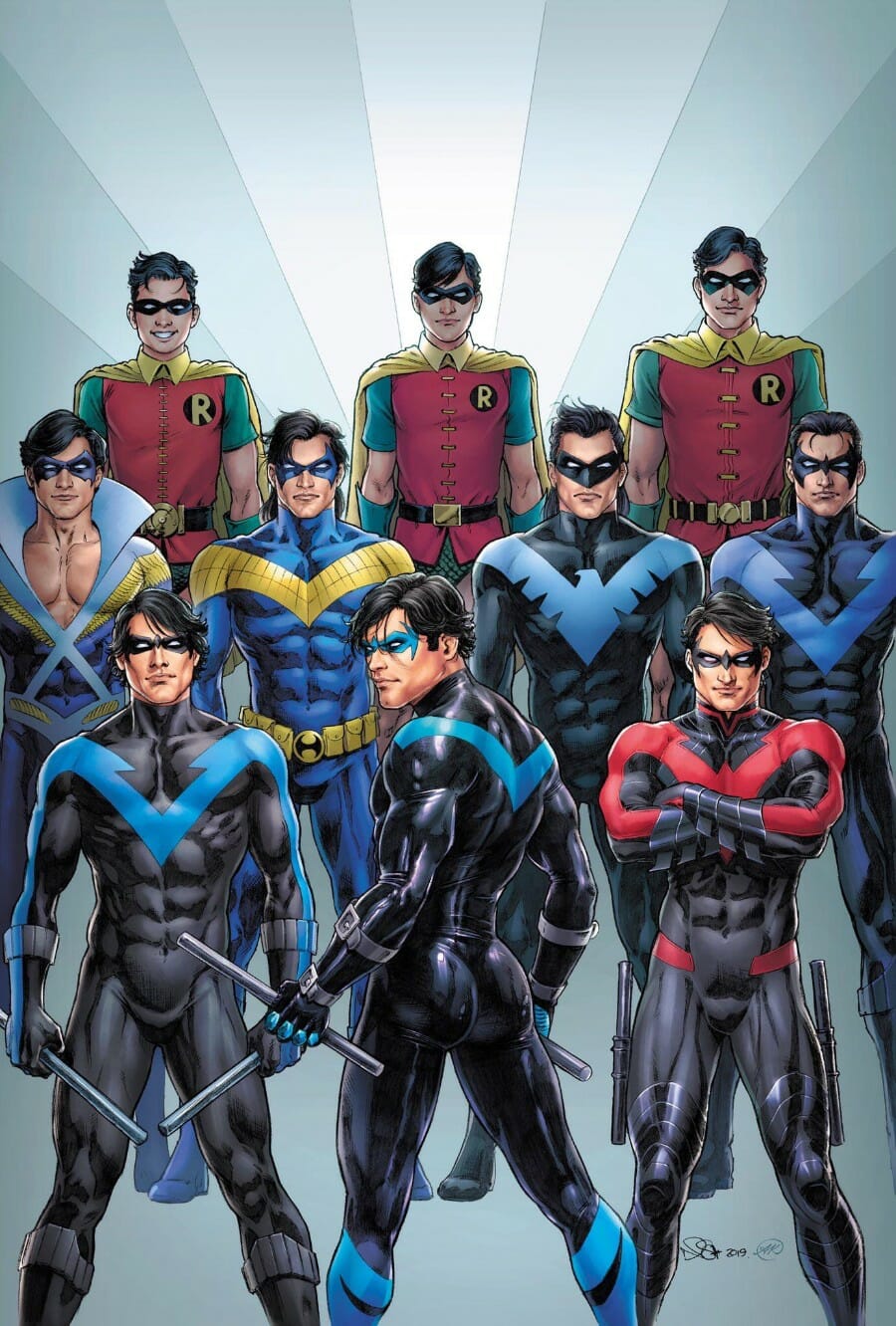 Evolution Of Dick Grayson By Nicola Scott Comic Book Revolution