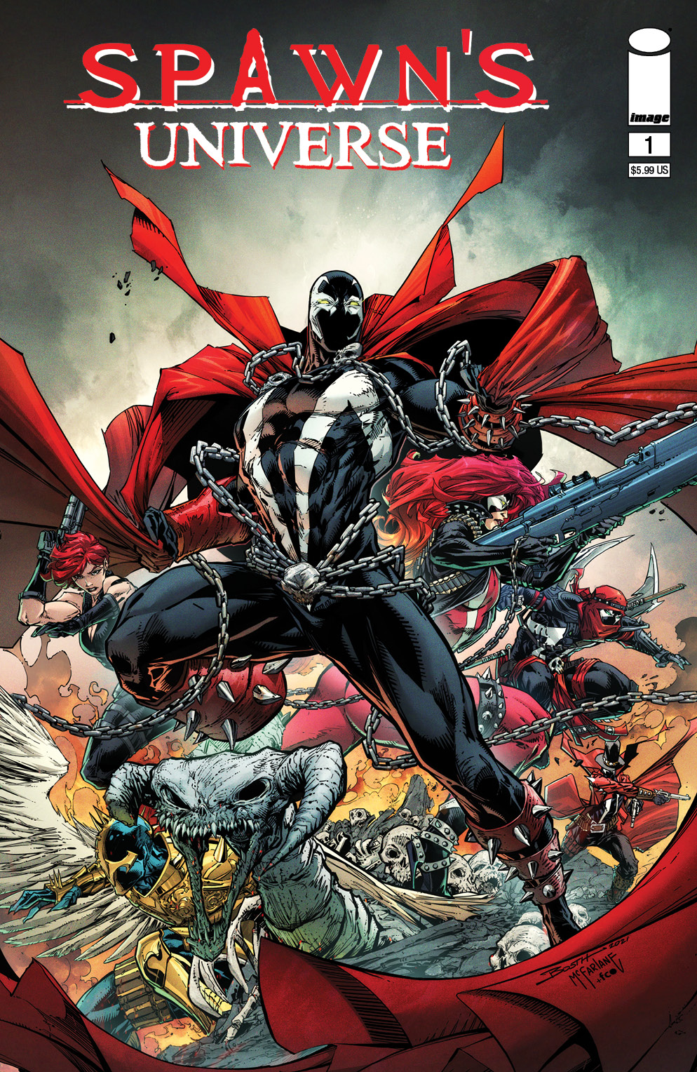 Todd Mcfarlane Kicks Off Year Of Spawn With Spawns Universe One Shot