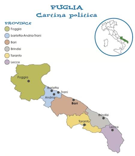 Territorio Cartina Fisica Puglia La Puglia Cl 5 Lessons Blendspace