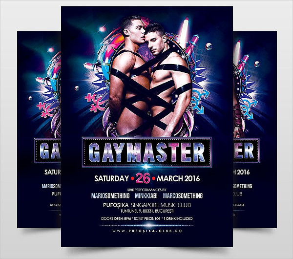 Gay Flyer Templates 17 Free And Premium Designs Download