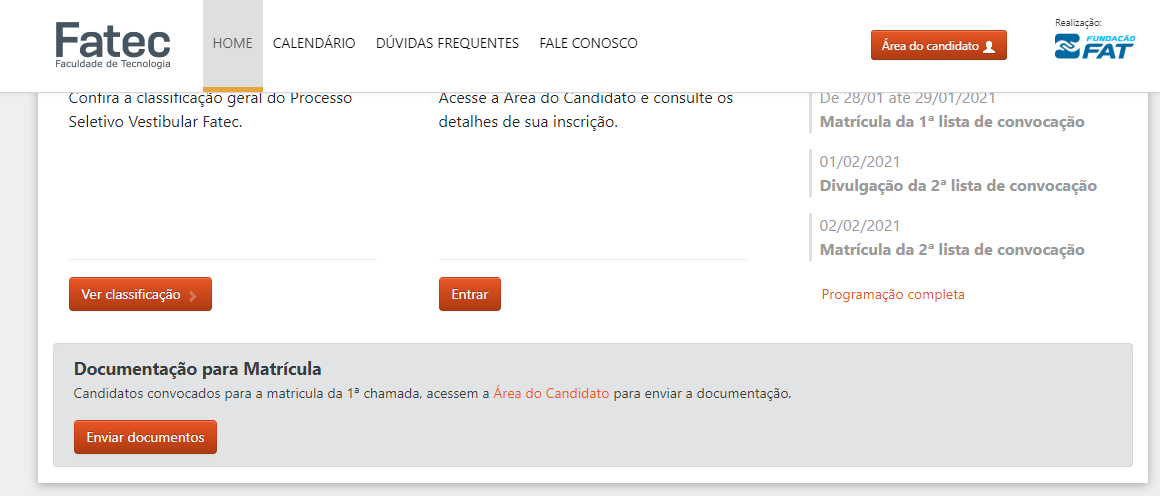 Fatec Saiba Como Ver O Resultado E Fazer A Matrícula Do Vestibular