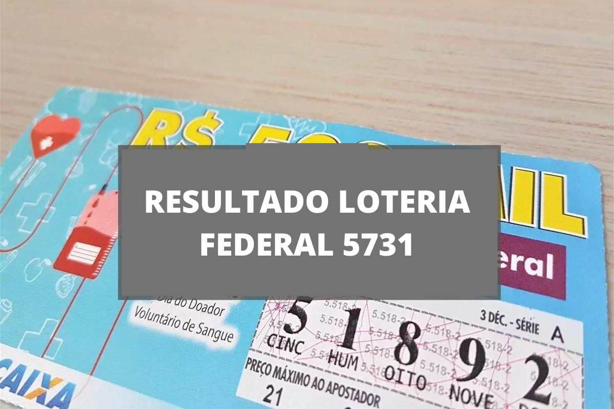 Resultado Da Loteria Federal 5731 De Sábado 14012023 Dci