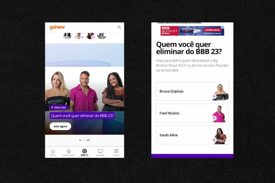 Como Votar No Bbb 23 Para Eliminar Fred Bruna Ou Sarah Hoje Dci