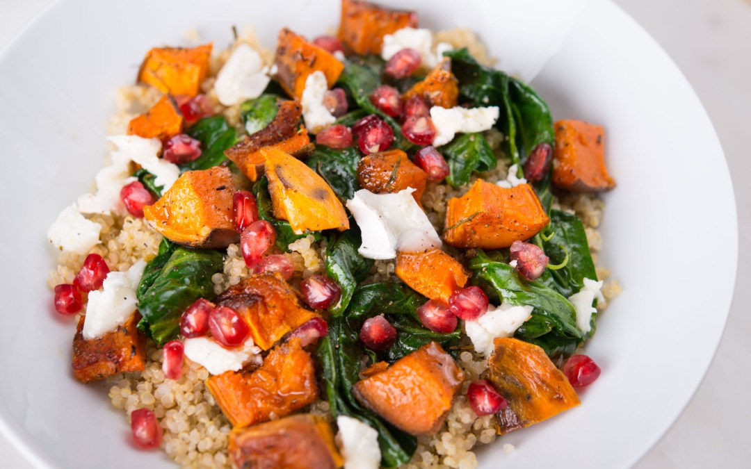 Roasted Sweet Potato Quinoa Salad Deliciously Vibrant