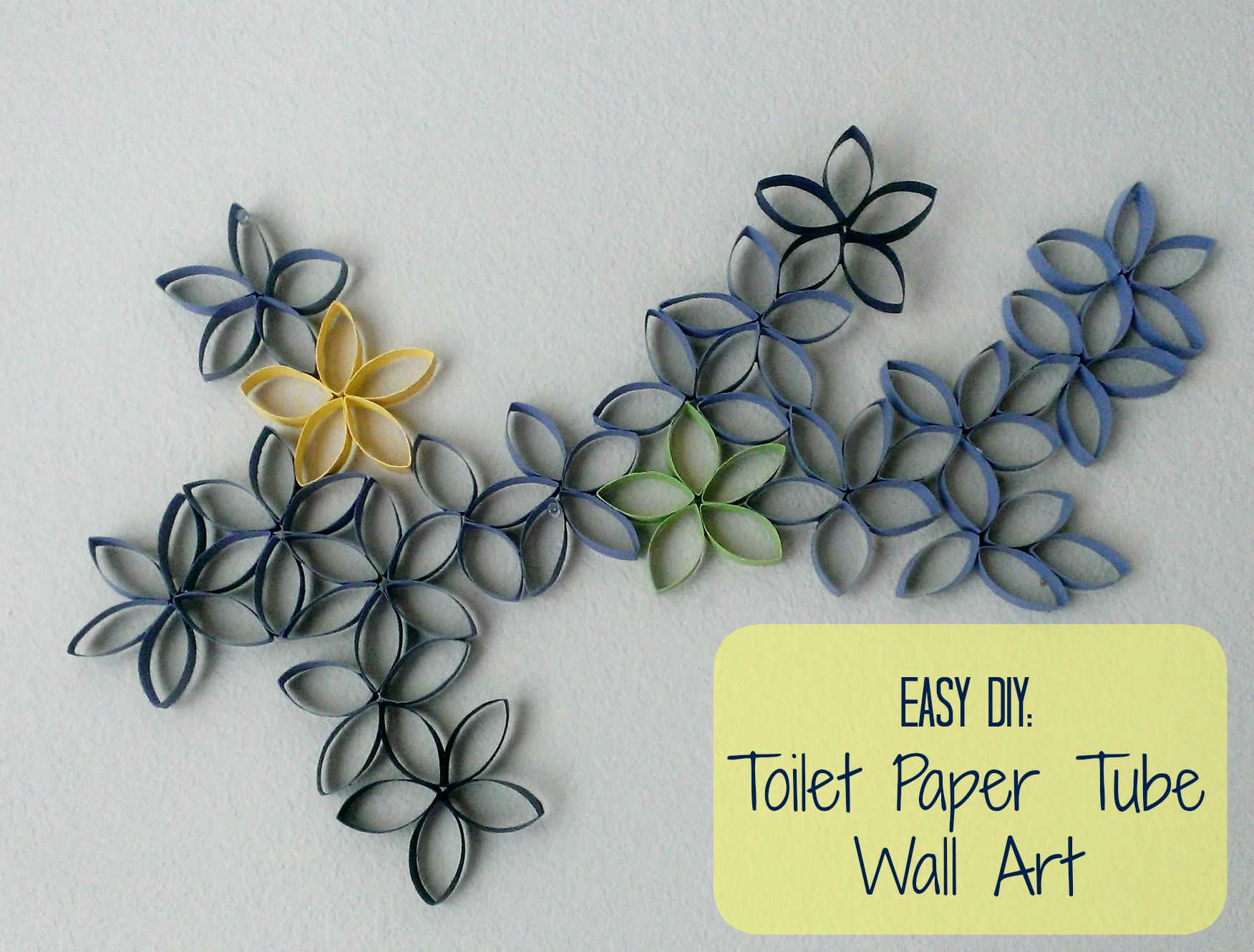 Toilet Paper Roll Wall Art Ideas