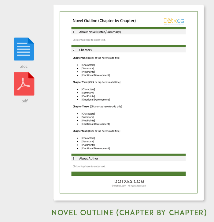 Chapter Outline Template 10 Free Formats Examples And Samples