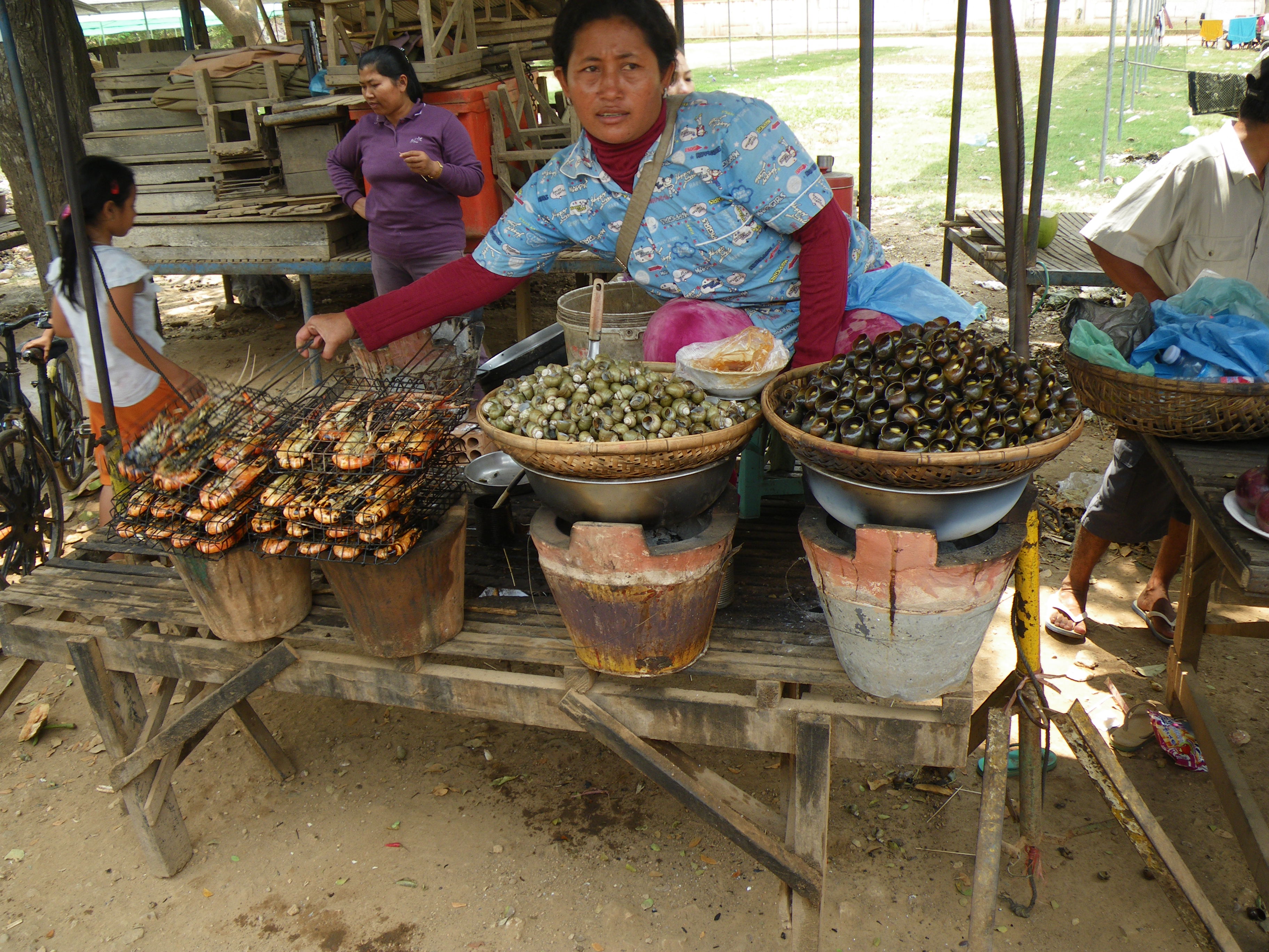 Phnom Penh Tuk Tuk In The “cambodian Countryside” Eating Saigon