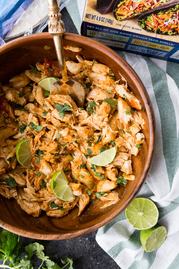 Mexican Shredded Chicken Pressure Cooker Slow Cooker Easy Peasy Meals