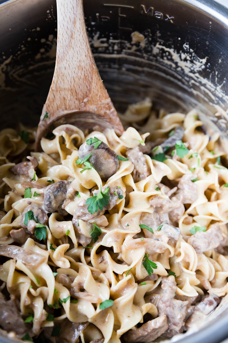 Instant Pot Beef Stroganoff Pressure Cooker Easy Peasy Meals