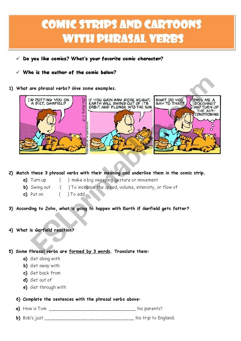 English Esl Comic Worksheets Most Downloaded 54 Results English Esl