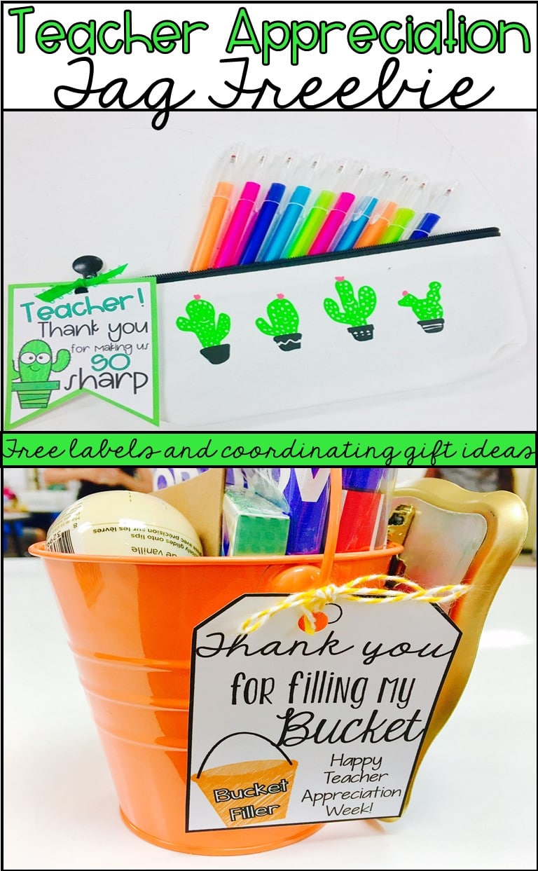 Teacher Appreciation Week Ideas Free Printables Teacher T Tags My