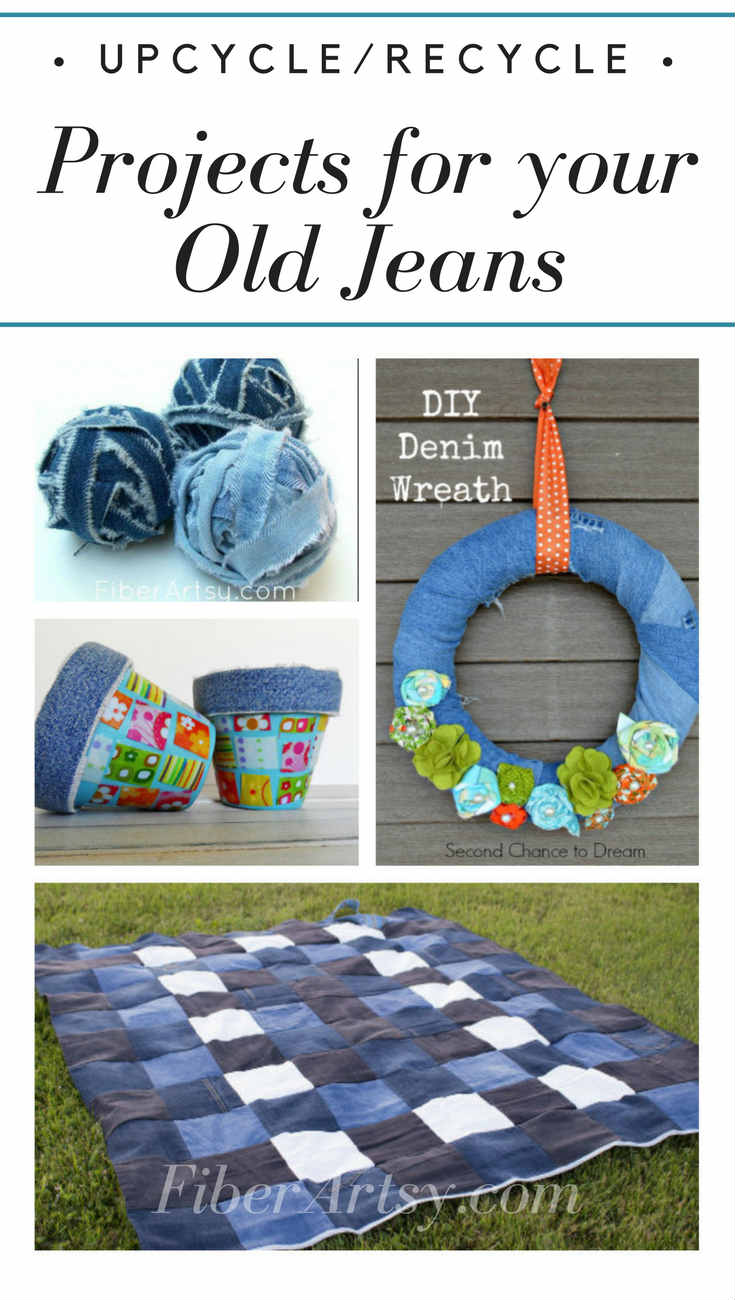 Recycled Jeans 12 Denim Craft Projects