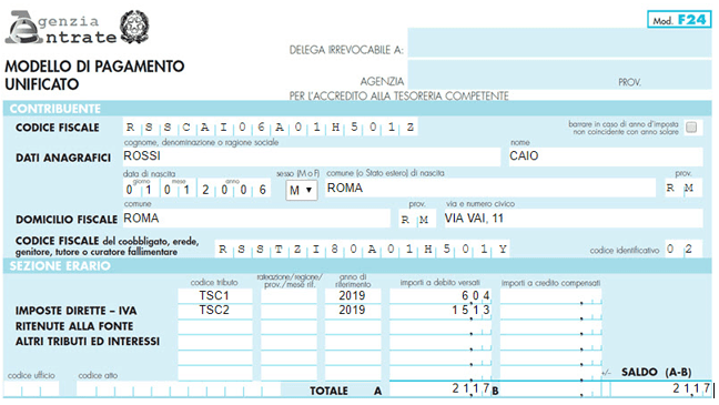 Pagamento Delle Tasse Scolastiche Con F24 Dal 1° Gennaio 2020