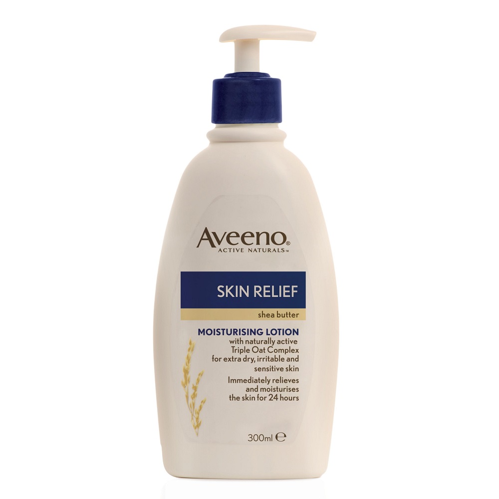Aveeno Skin Relief Moisturising Lotion With Shea Butter 300ml Foley