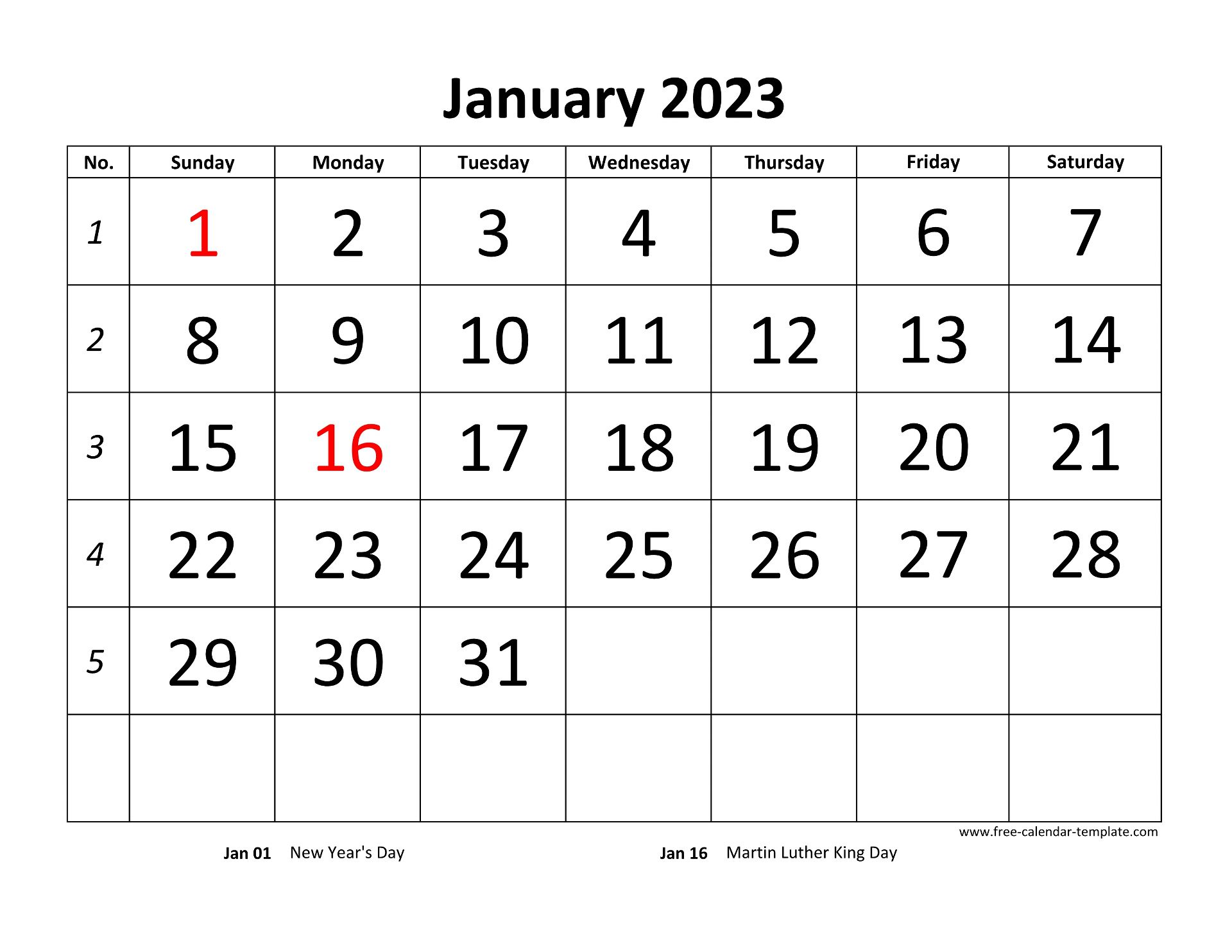 Printable Editable Monthly Calendar 2023 Calendar 2023