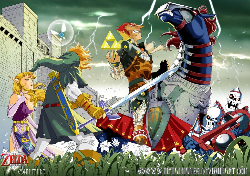 The Legend Of Zelda Ocarina Of Time Fan Art By Metalhanzo