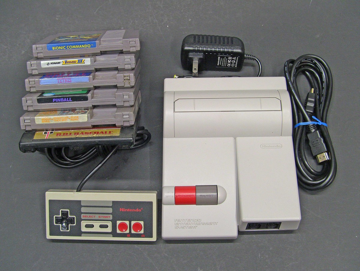 Hi Def Nes Upgraded Nes 101 Top Loader Console Lot Game