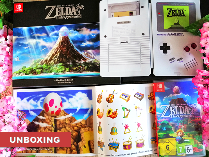 Unboxing The Legend Of Zelda Links Awakening Edition Limitée