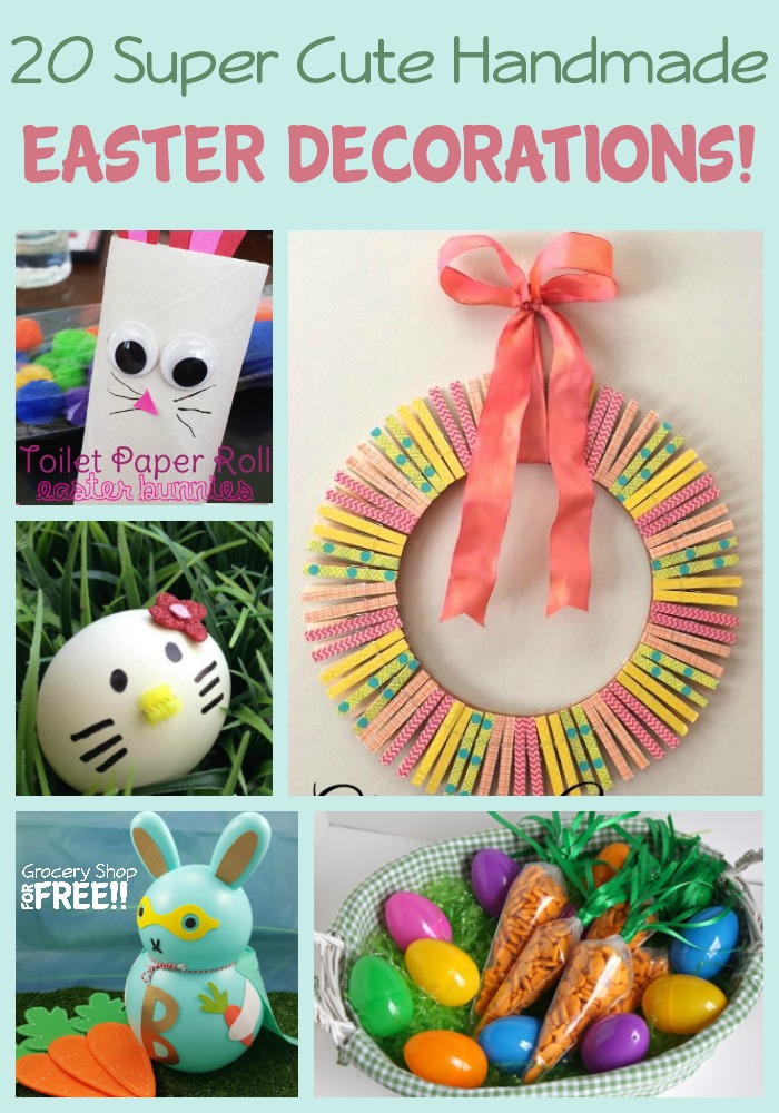 20 Super Cute Handmade Easter Decorations