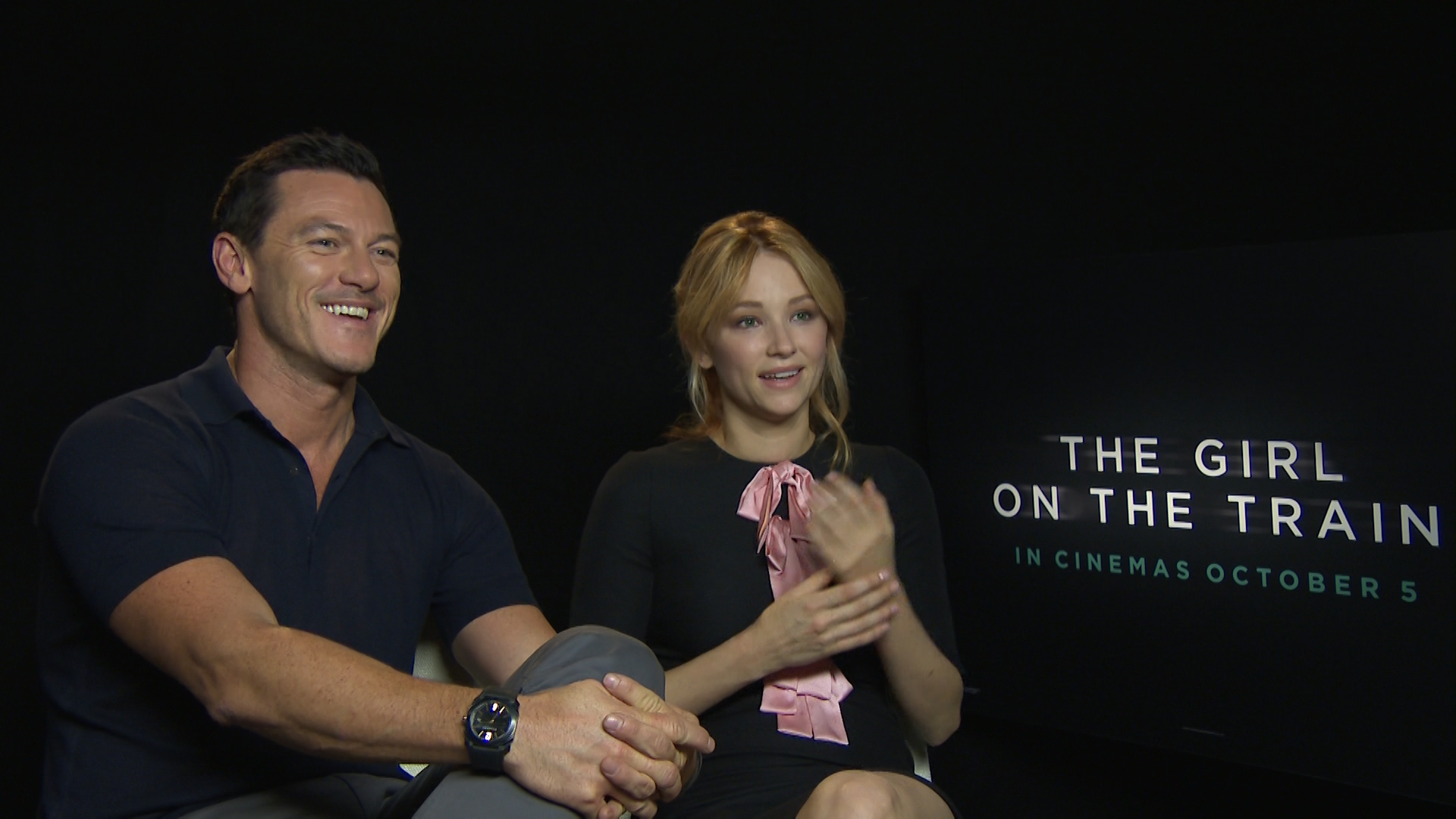 Exclusive Luke Evans And Haley Bennett On The Girl On The Train Heyuguys