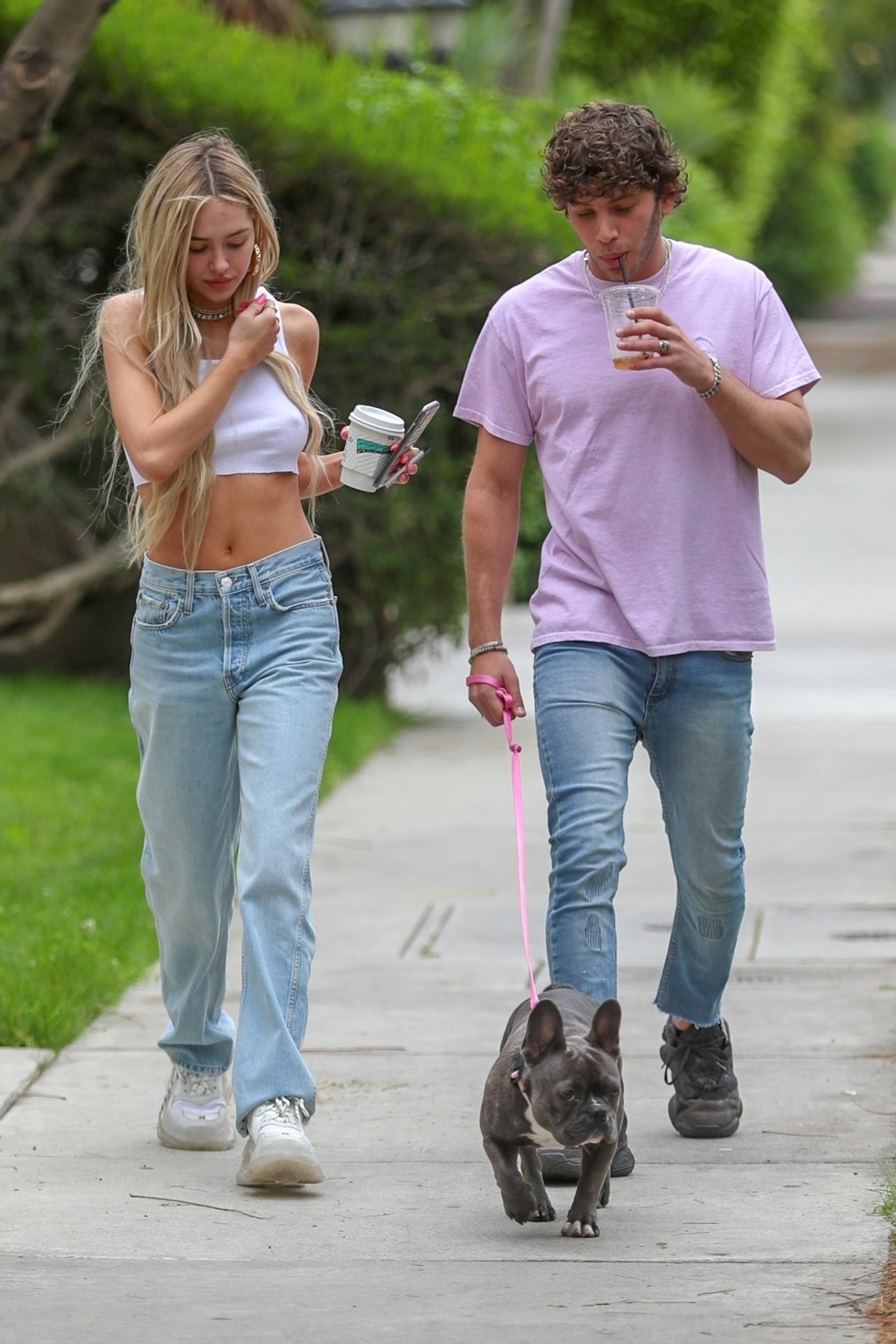 Delilah Belle Hamlin Braless Candids In West Hollywood Hot Celebs Home