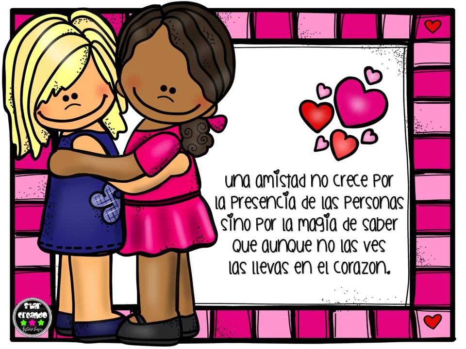 Tarjetas Día Del Amor Y De La Amistad 5 Imagenes Educativas