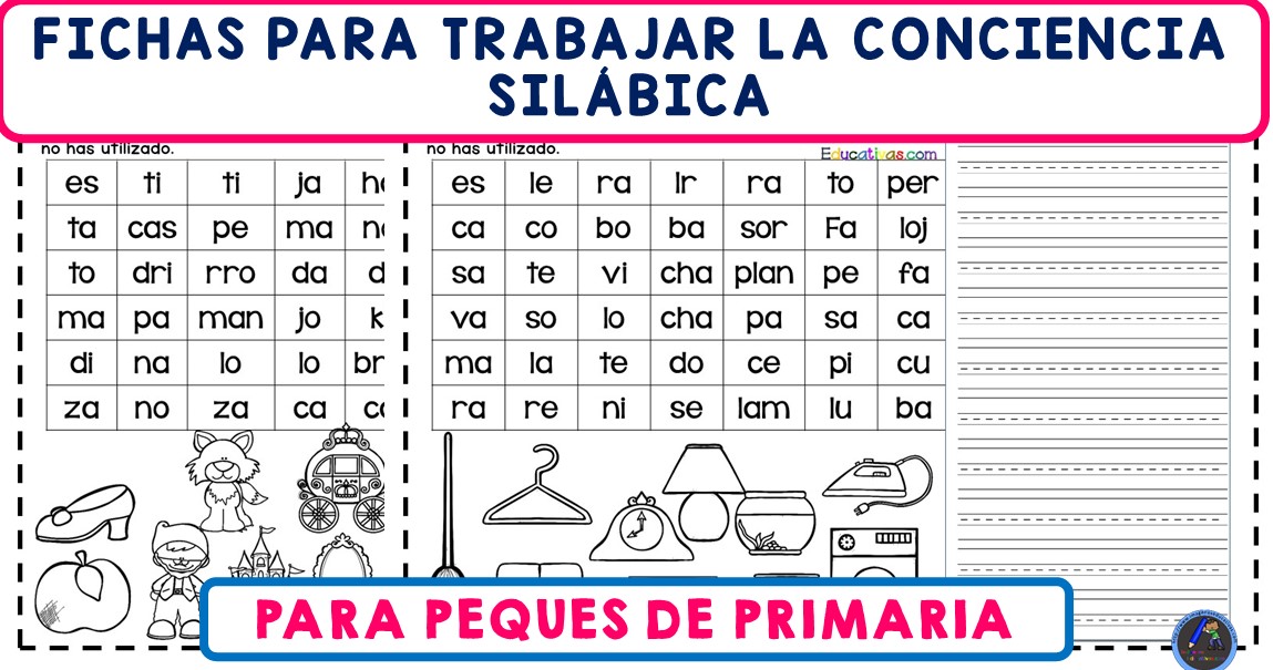 Fichas Para Trabajar La Conciencia Silábica Imagenes Educativas