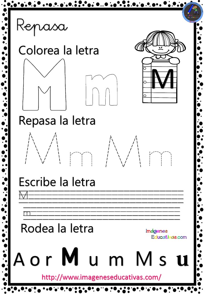 Cartilla De Lectura Letra M 5 Imagenes Educativas