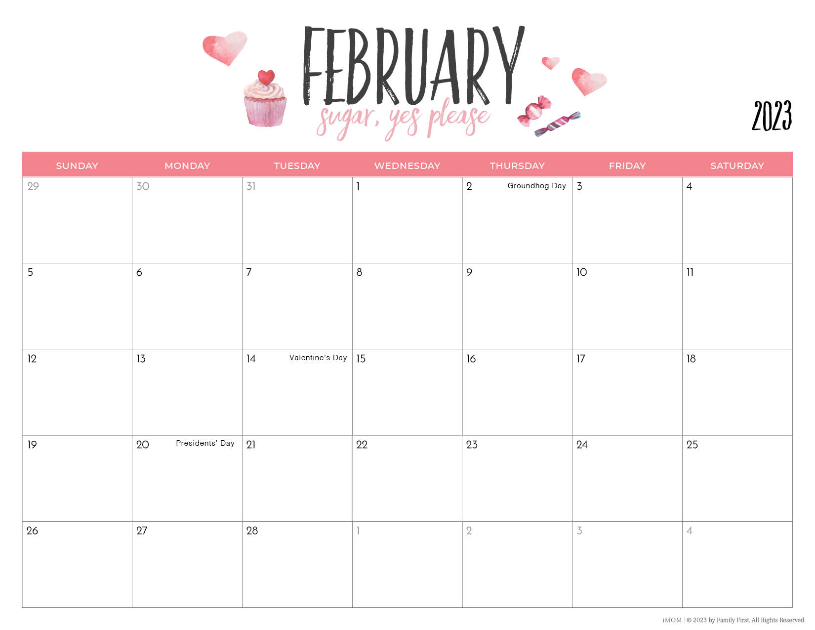 2023 Strip Calendar Printable Calendar Printables