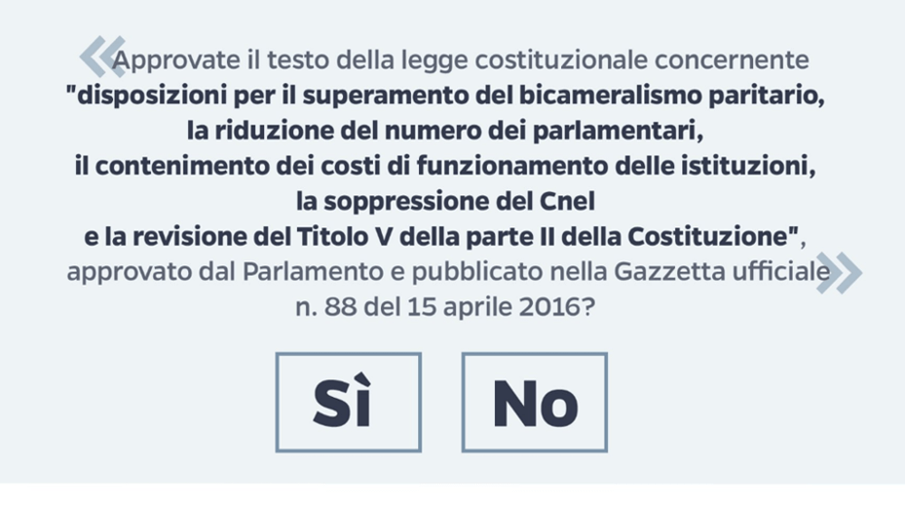 Referendum Costituzionale Al Voto Il 4 Dicembre Inpressmagazine