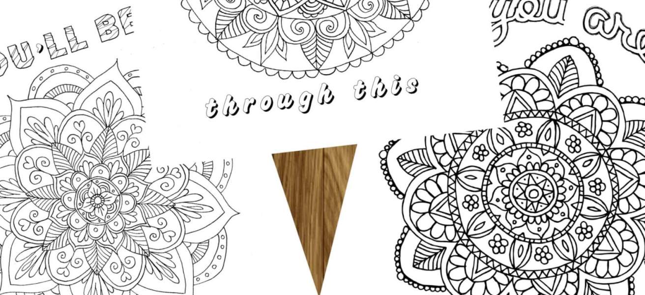 Motivational Mandala Colouring Pages Julie Erin Designs