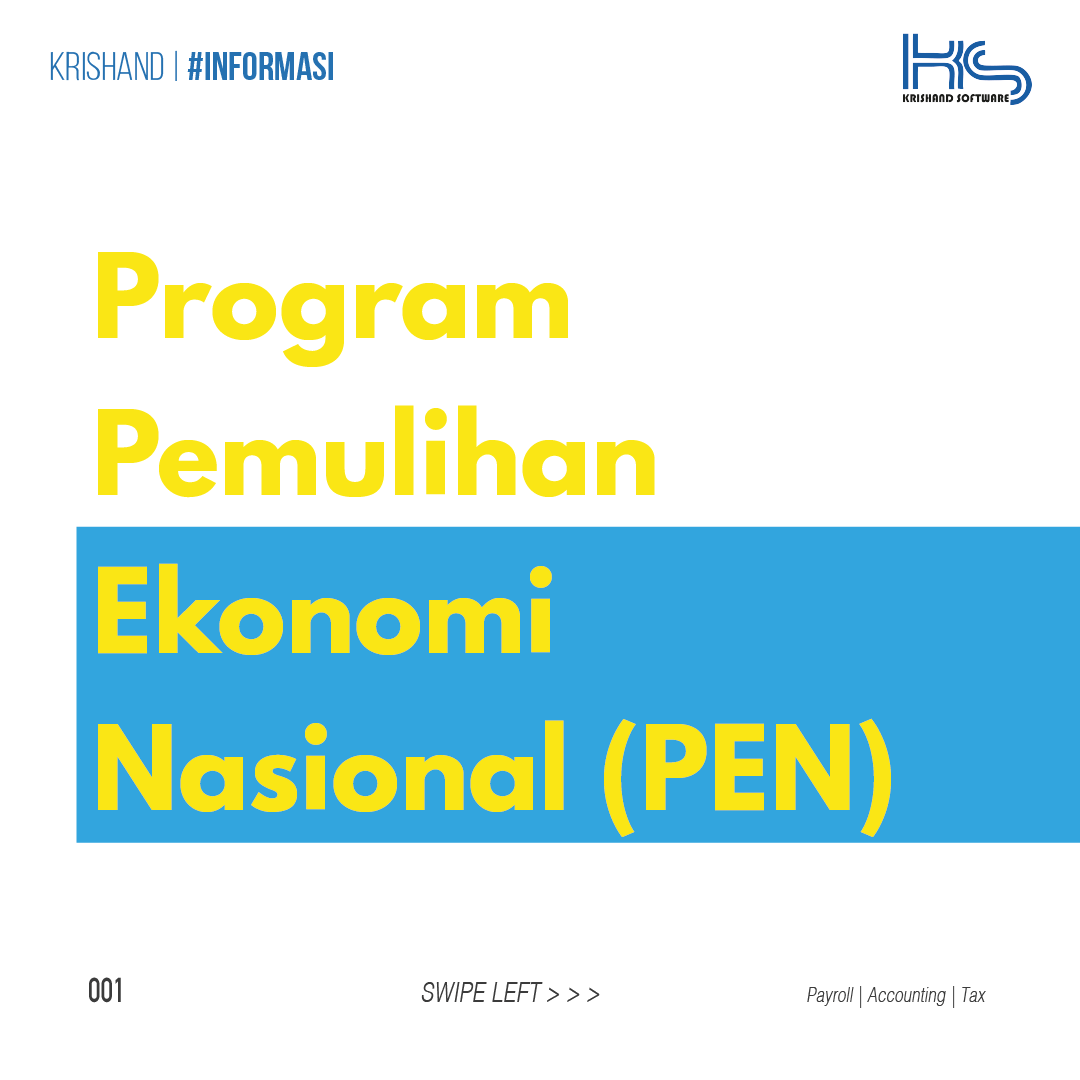 Program Pemulihan Ekonomi Nasional Pen Krishand Blog