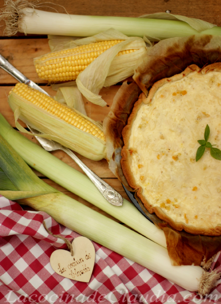 Quiché De Puerro Y Maíz La Cocina De Claudia